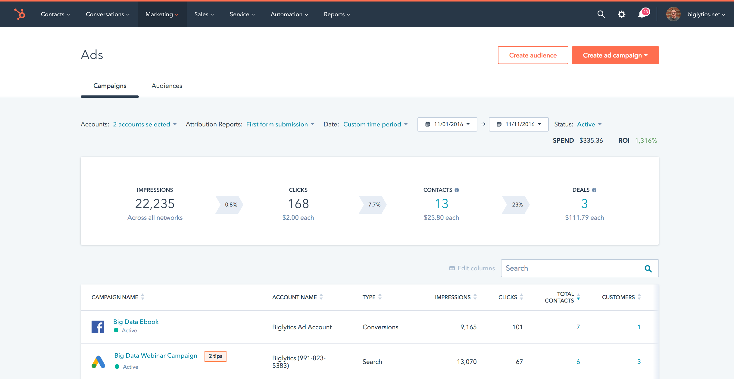 HubSpot Ads Now Available to Marketing Hub Professional and Enterprise ... HubSpot Ads Now Available to Marketing Hub Professional and Enterprise ...